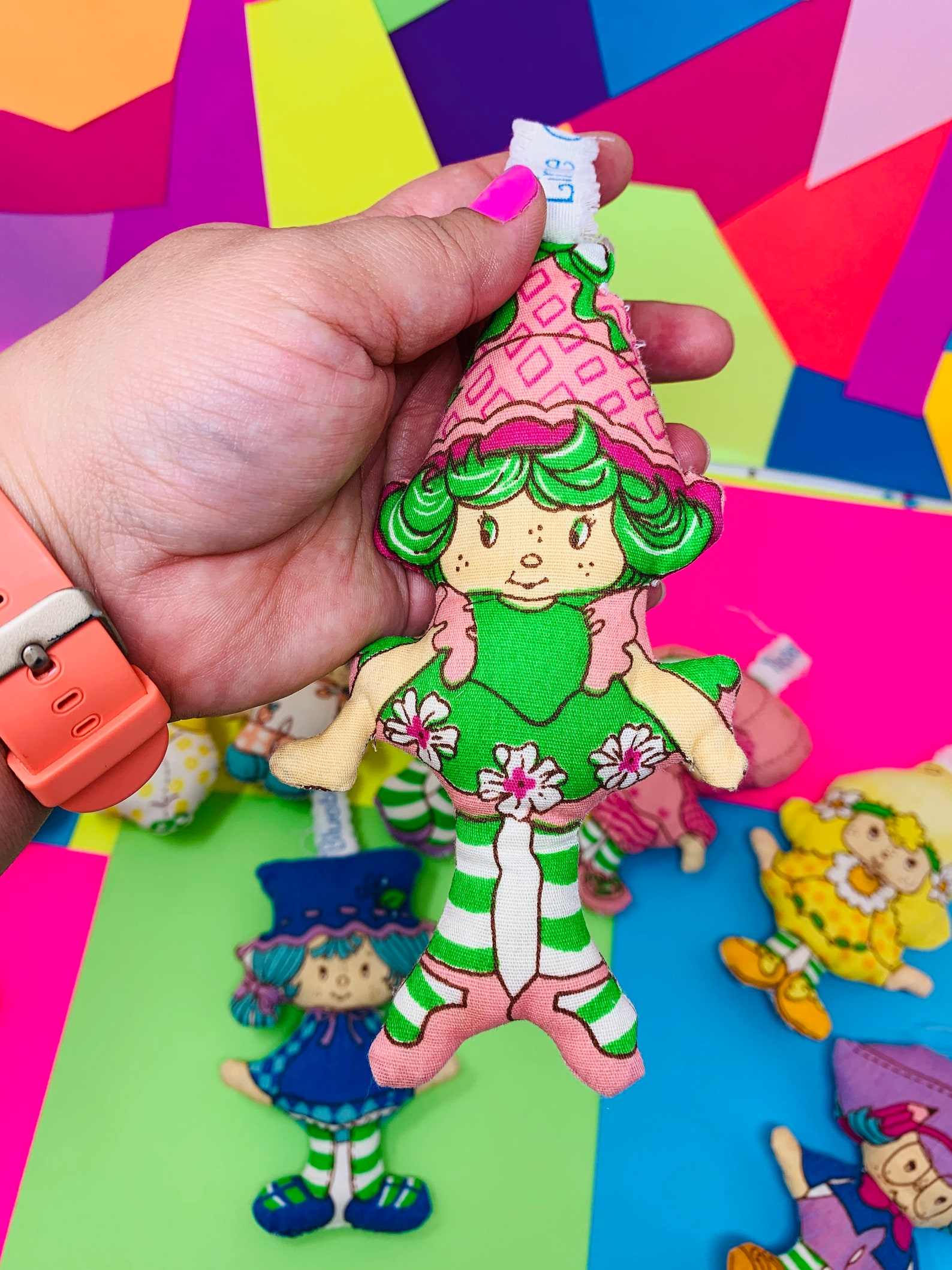 Strawberry Shortcake Vintage Doll, Cut and Sew Doll, Vintage Strawberry ...