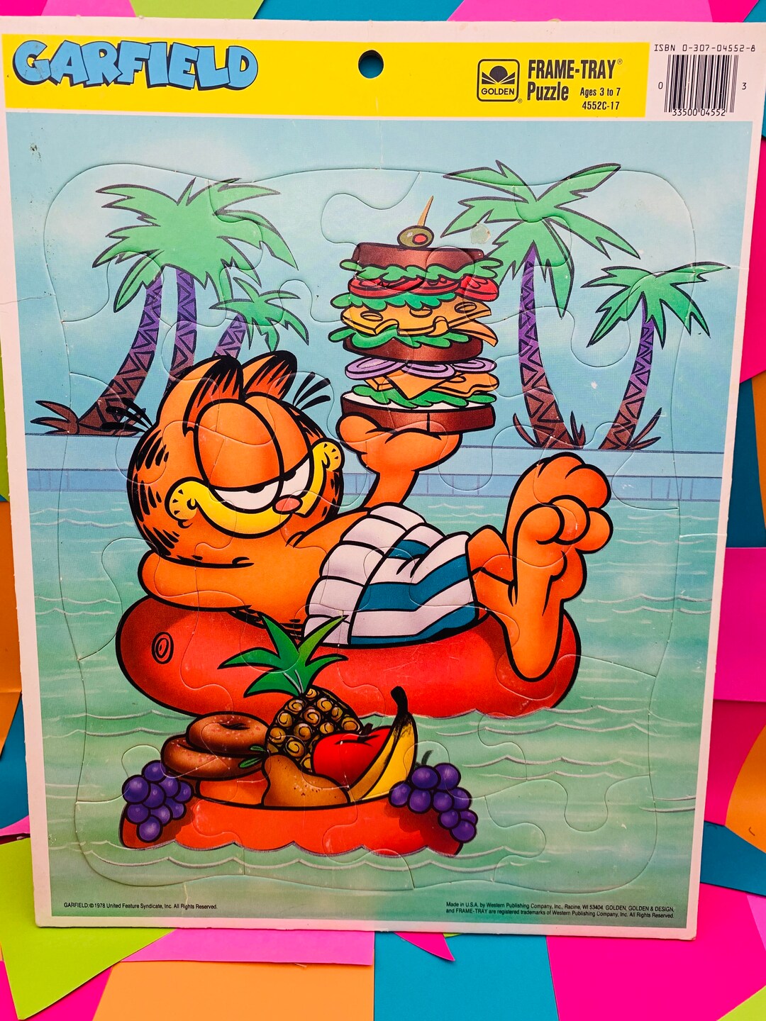 Garfield Vintage, Garfield Puzzle, Garfield and Friends Vintage Gift ...