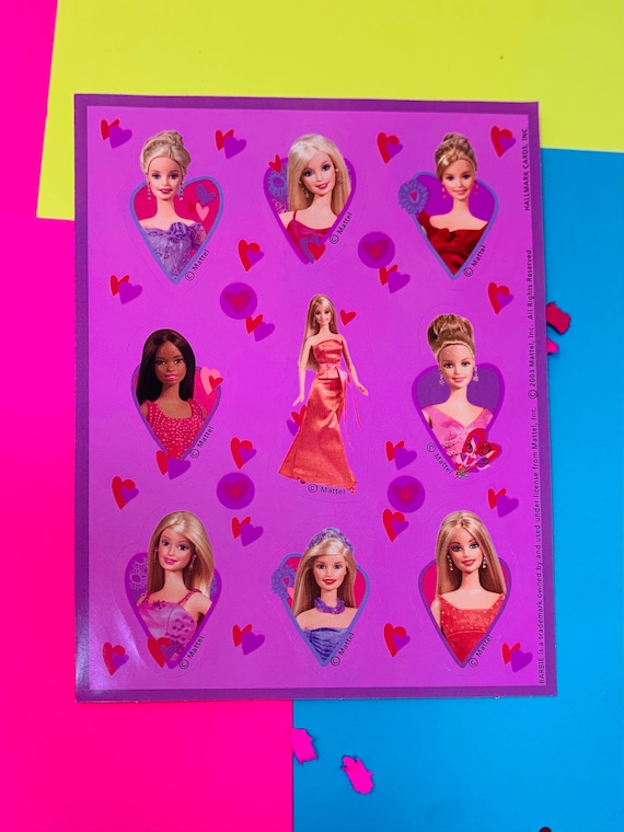 Barbie Sticker Sheet Vintage Barbie Sticker Sheet Vintage | Etsy