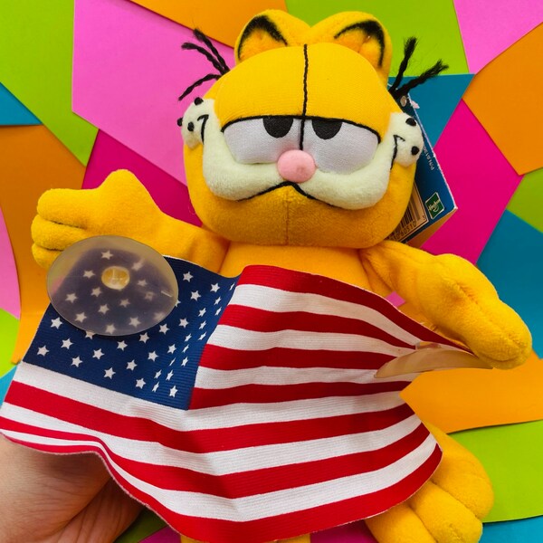 Garfield Plush Window Cling - Etsy
