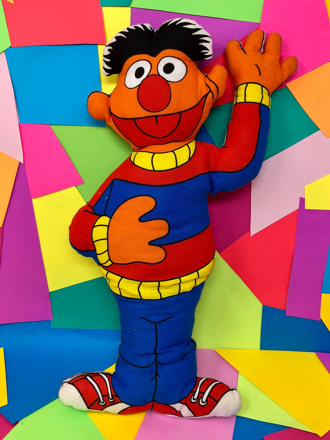 Sesame Street's Ernie Plush Toy 16 Inch - Etsy