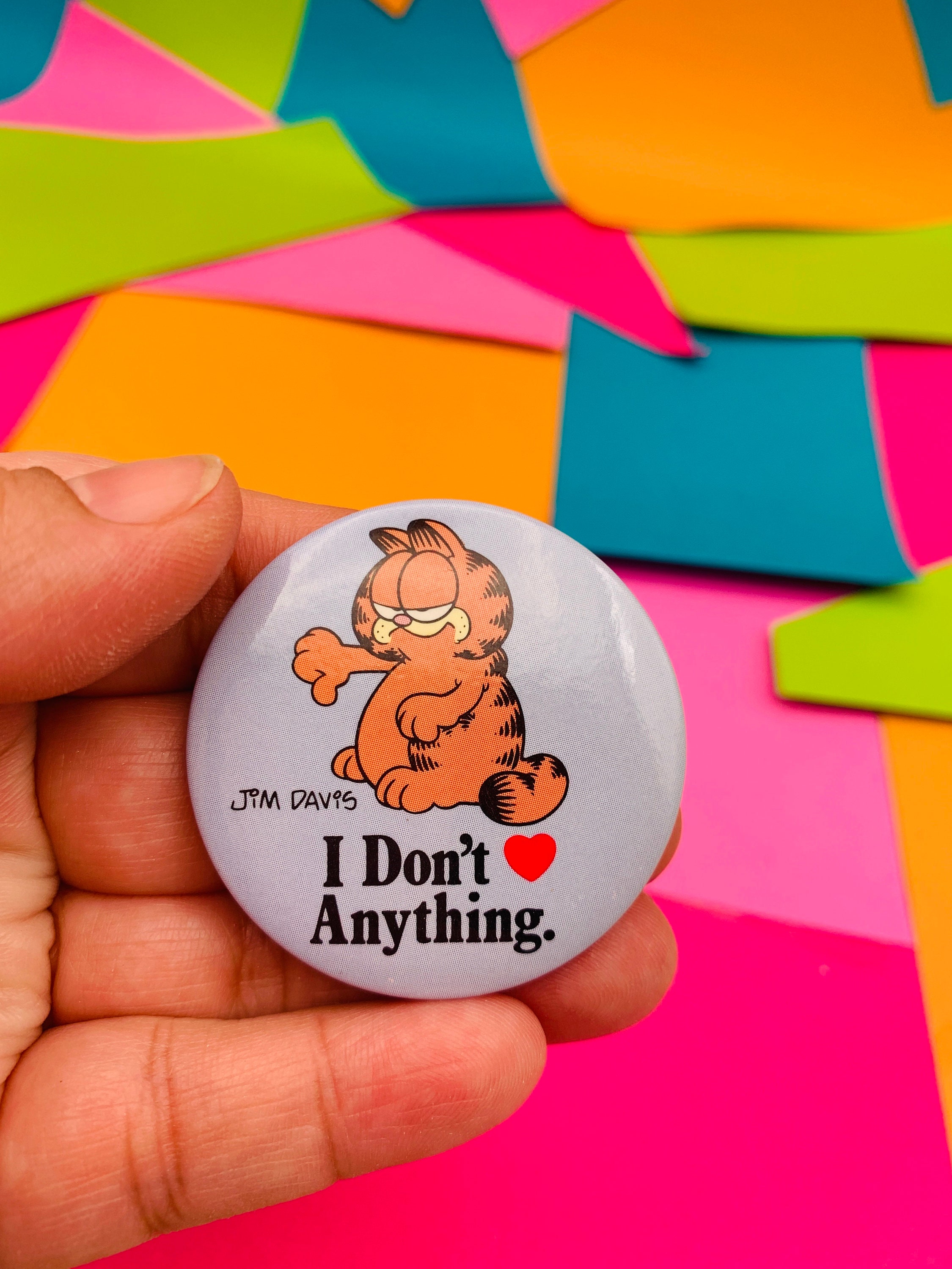 Garfield Vintage Pin, Garfield Pins Vintage, Garfield and Friends ...