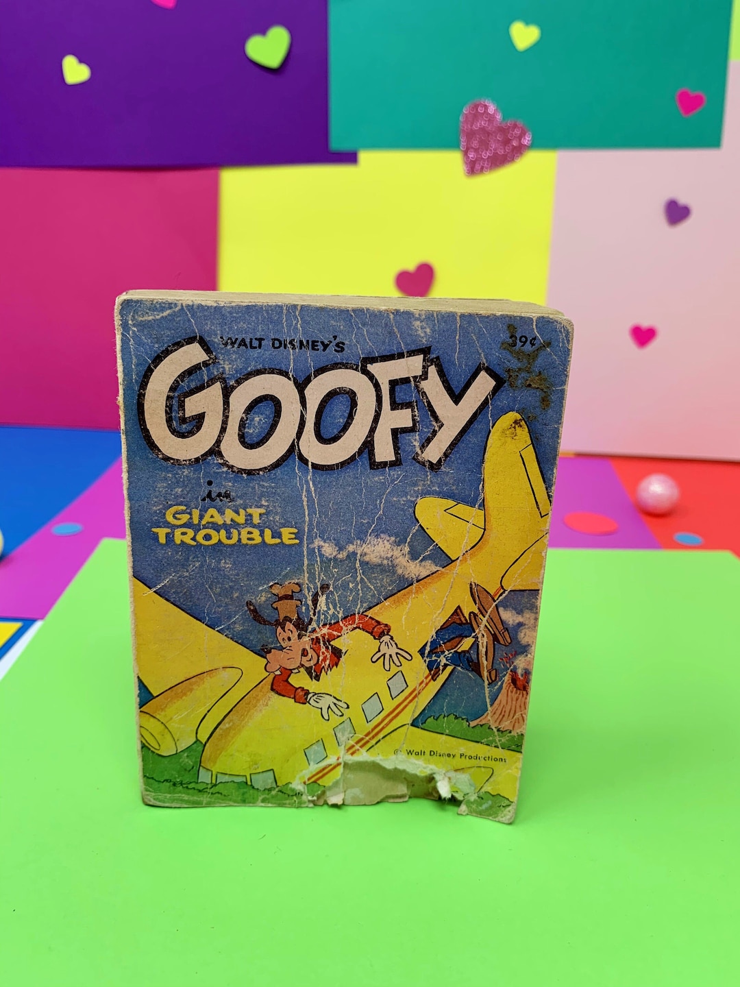 Vintage 1968 Big Little Books Disney's Goofy in Giant Trouble ...