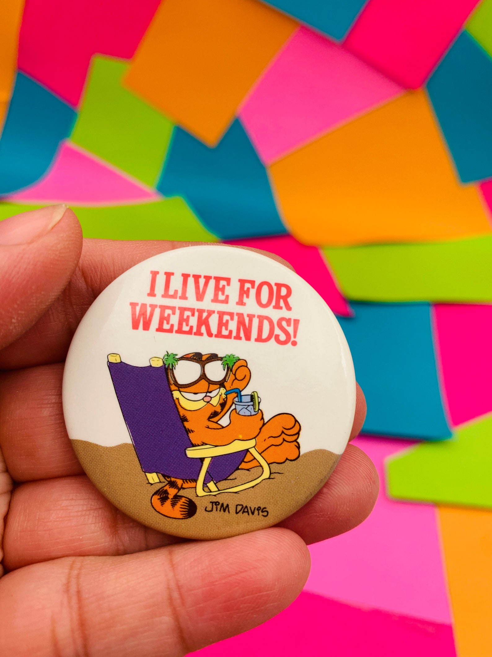 Garfield Pins Choose ONE Vintage Garfield Pins Vintage - Etsy