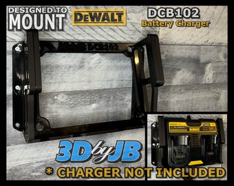 Dewalt Battery Charger Mount - Etsy