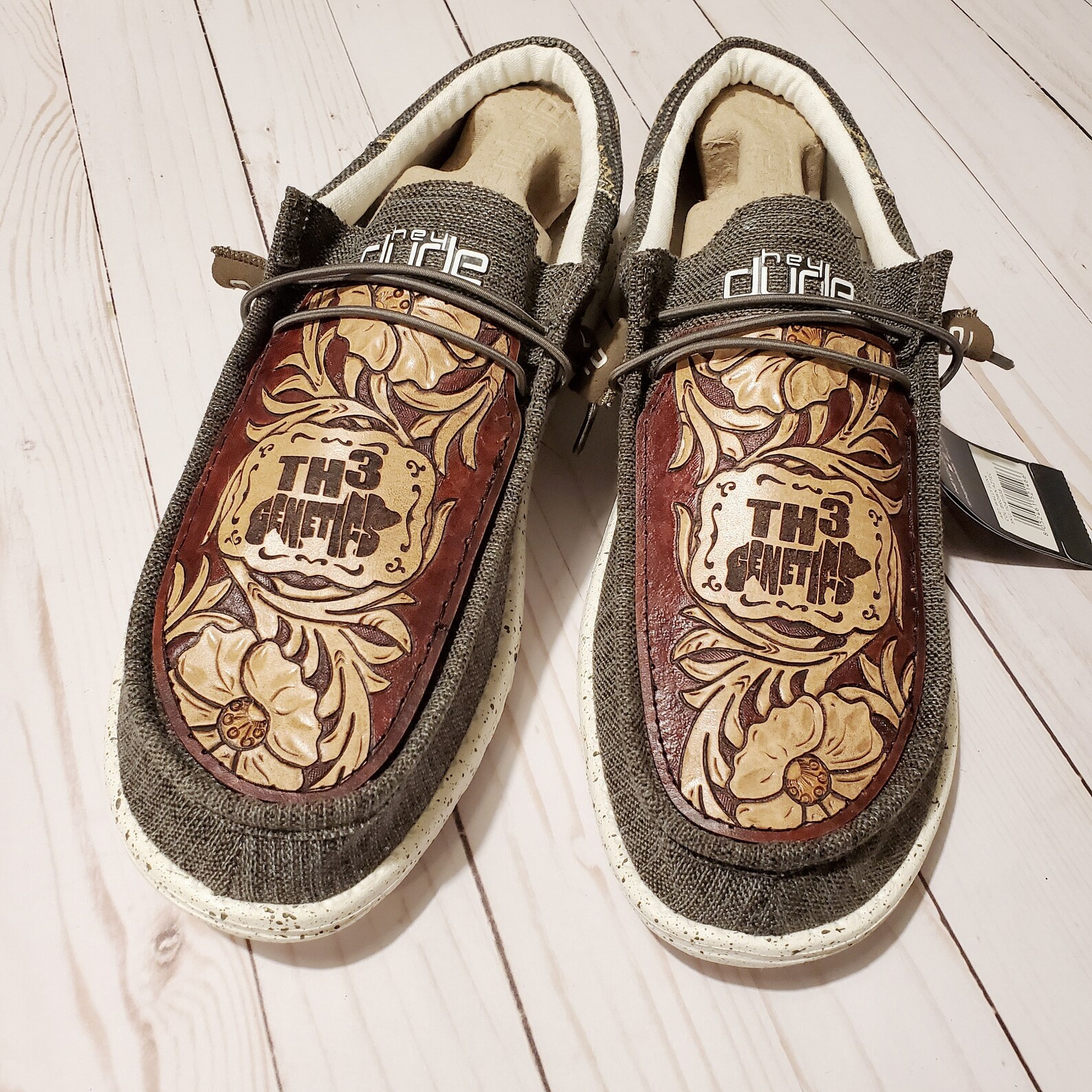 Logo Brand Hey Dude Custom Hey Dude Shoes Womens Mens - Etsy