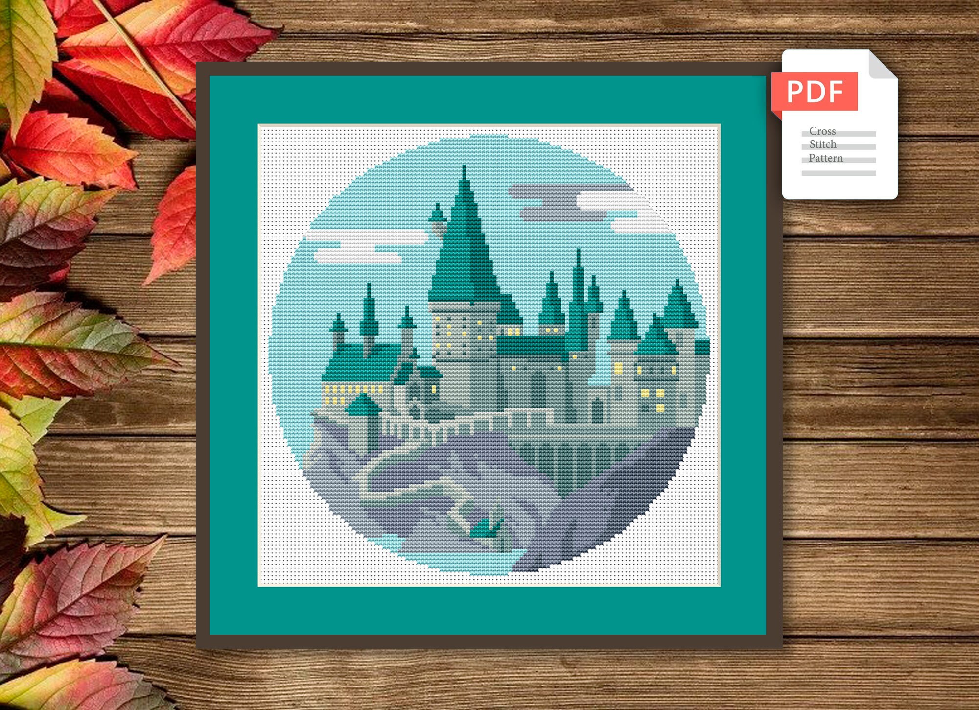 Magic School Cross Stitch Pattern, Movies Cross Stitch Pattern, Movie ...