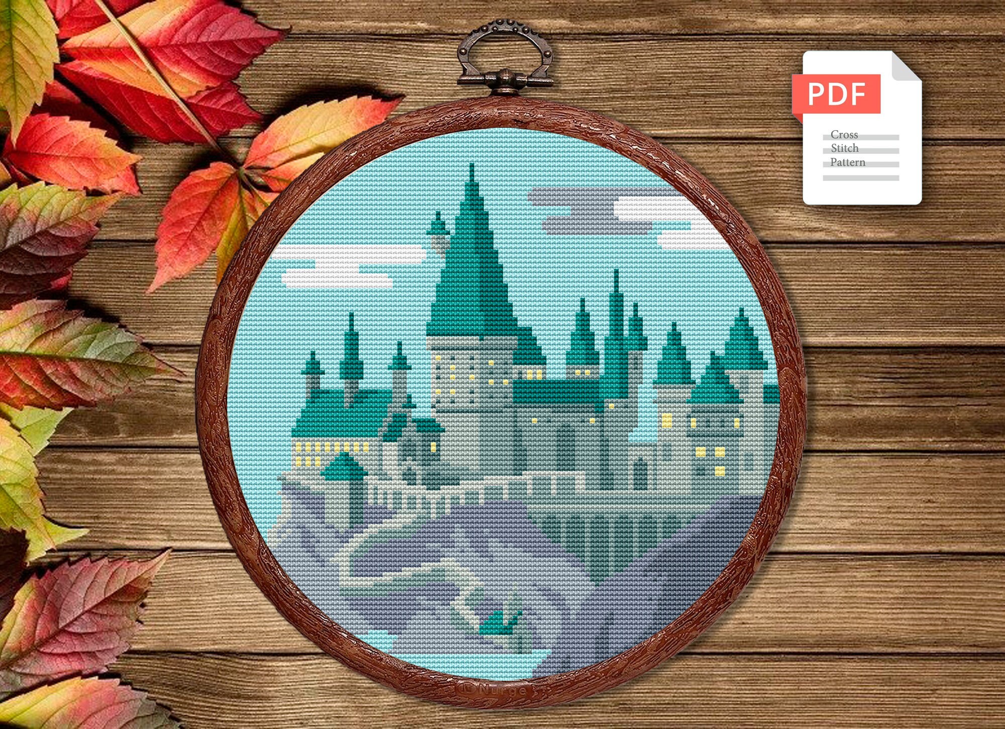 Magic School Cross Stitch Pattern, Movies Cross Stitch Pattern, Movie ...