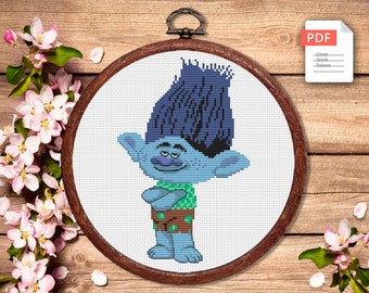 TROLL Cross Stitch Pattern - Etsy