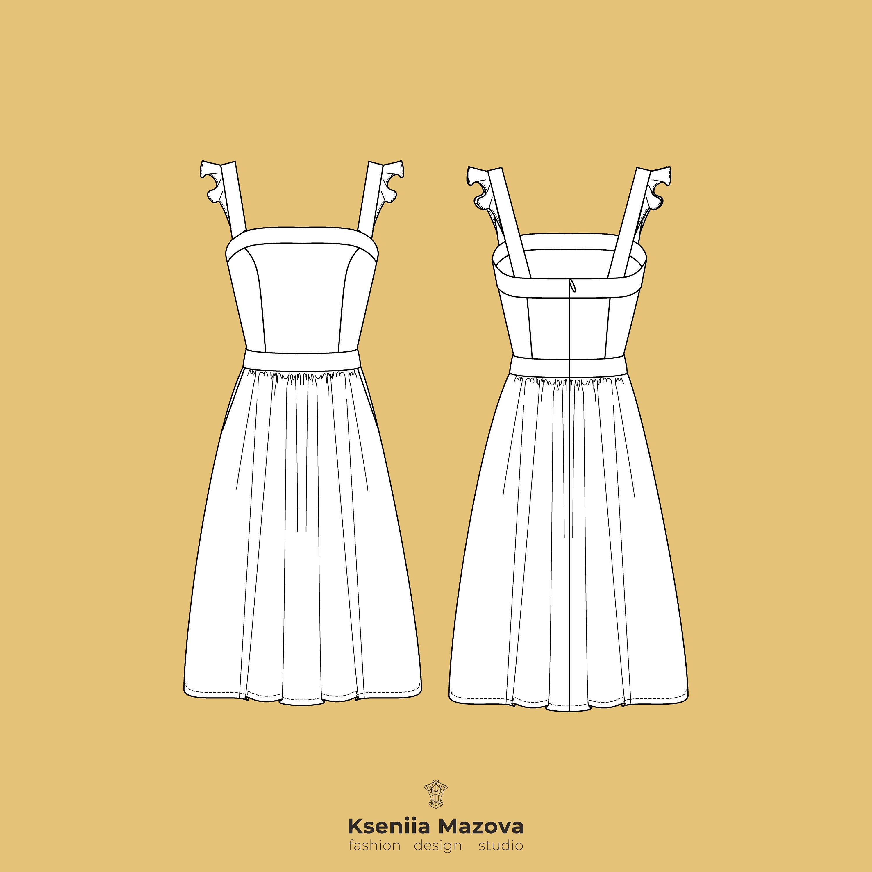 Summer Dresses Sketches