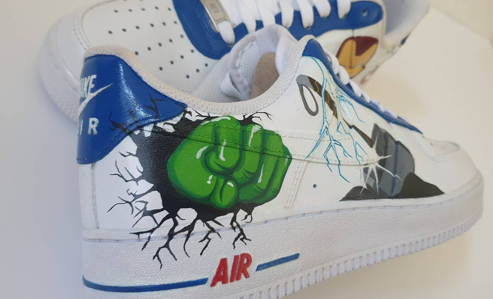 Marvel Custom Nike Air Force 1/ One Art/gift/uk/birthday/custom ...