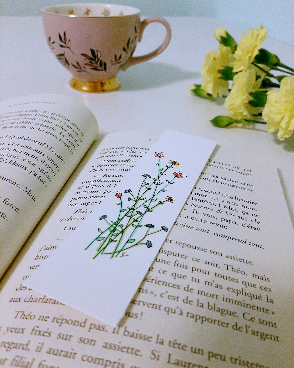 Floral Bookmarks - Etsy