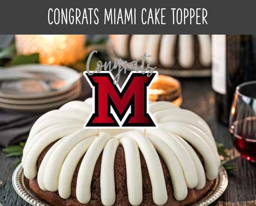 Miami Cake Topper | Graduation Party Decoration - Etsy