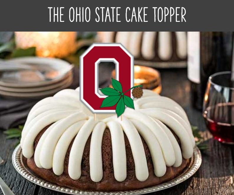Ohio State University | OSU| Cake Topper | Graduation Party Decoration ...