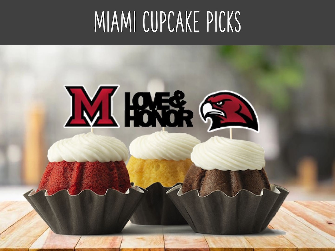 Miami Cupcake Picks - Etsy