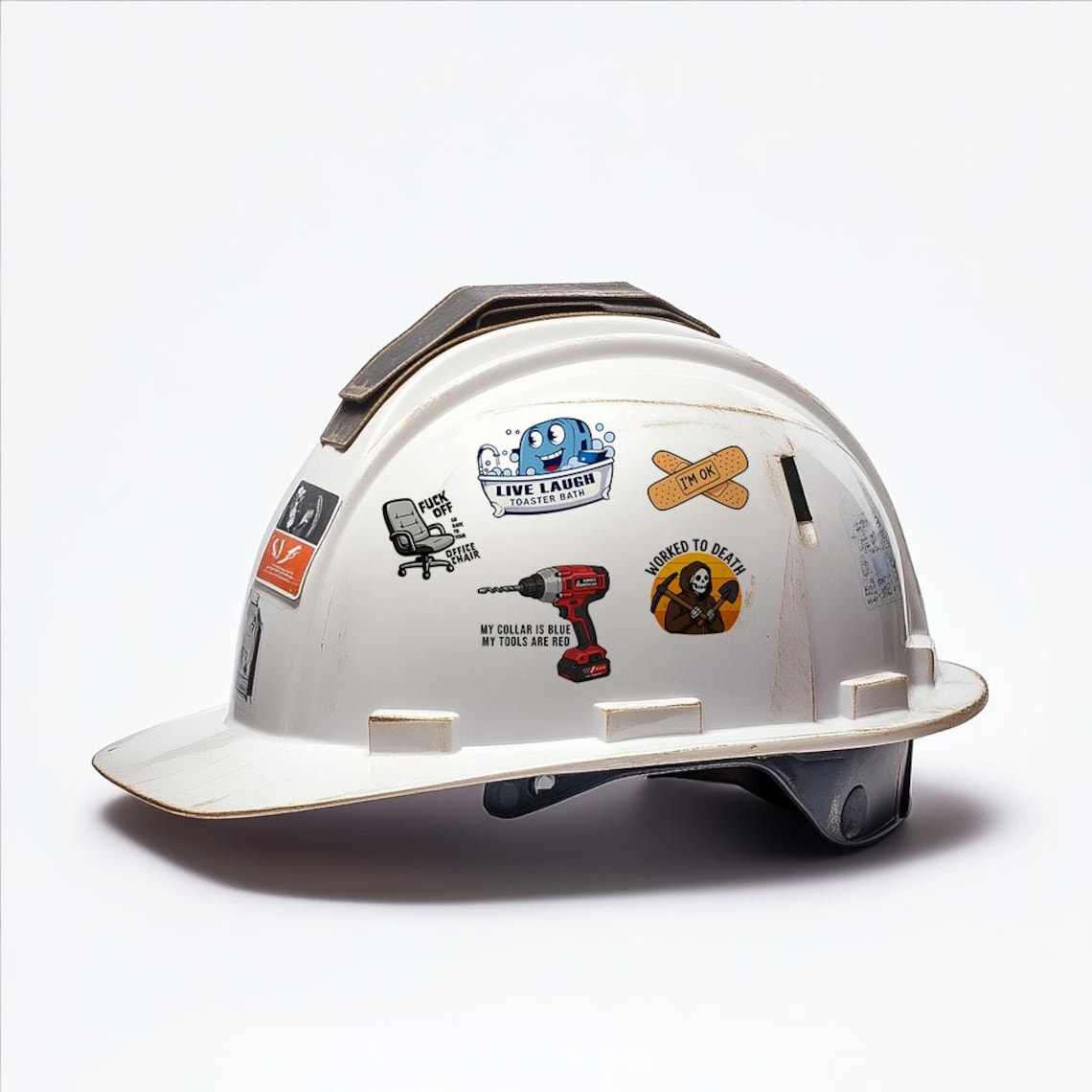 40 Sarcastic Blue Collar Digital File Bundle Funny | Hard Hat, Toolbox, Work Gear Stickers | Png ...