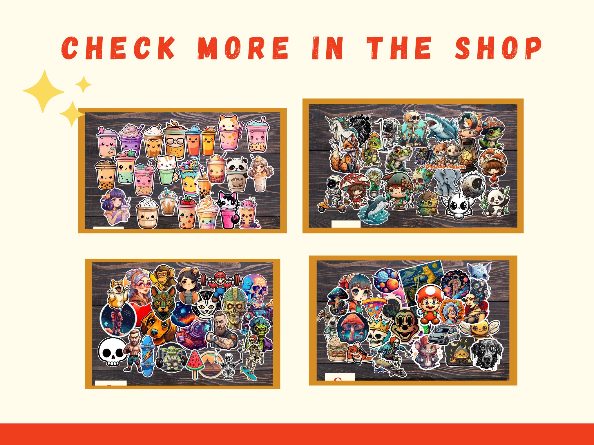 Cool Sticker Bomb Bundle for Luggage Laptop Skate Car -printable ...