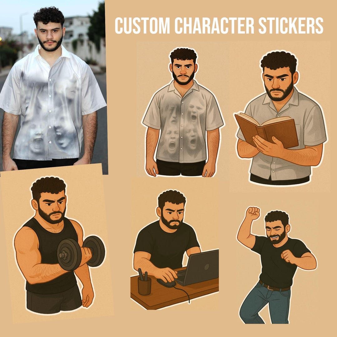 Custom Photo Stickers Png - Personalized Png Stickers Decals for ...