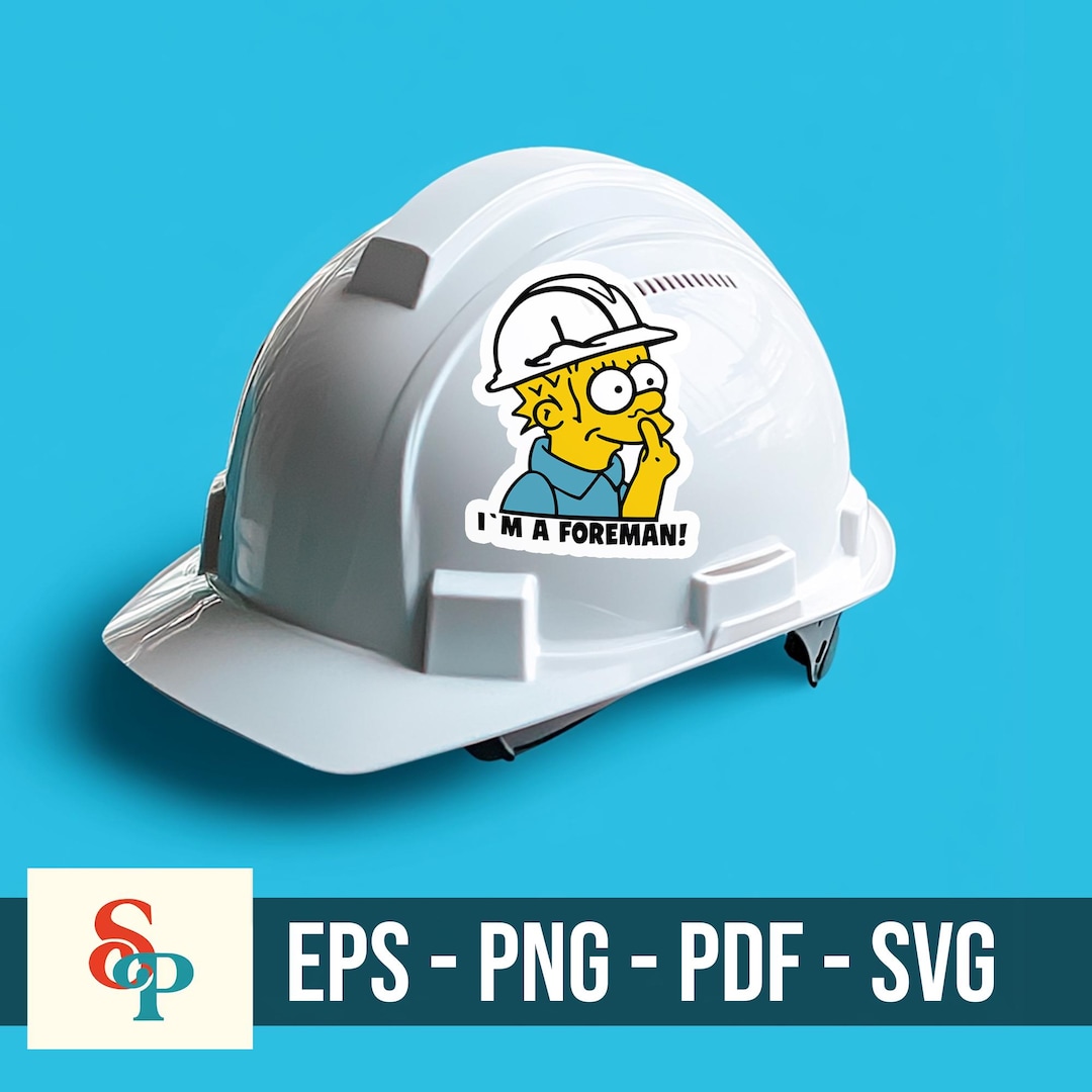 I'm a Foreman Sticker Png - Etsy