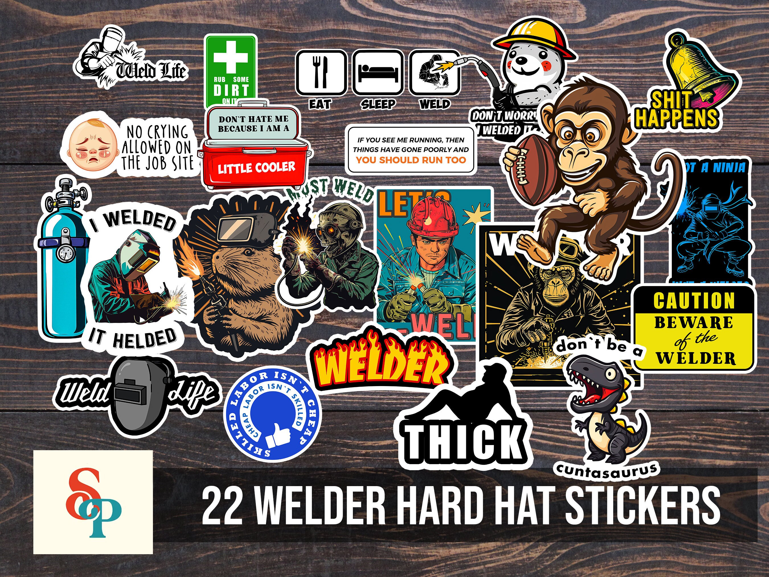 SUPER WELDER Hard Hat Stickers Png Toolbox Decals, Hardhat Sticker Png ...