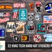 HVAC TECH Hard Hat Stickers Png Toolbox Decals, Hardhat Sticker Png ...