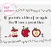 Apple Cross Stitch Digital Pattern PDF Instant Download Let's Eat the ...