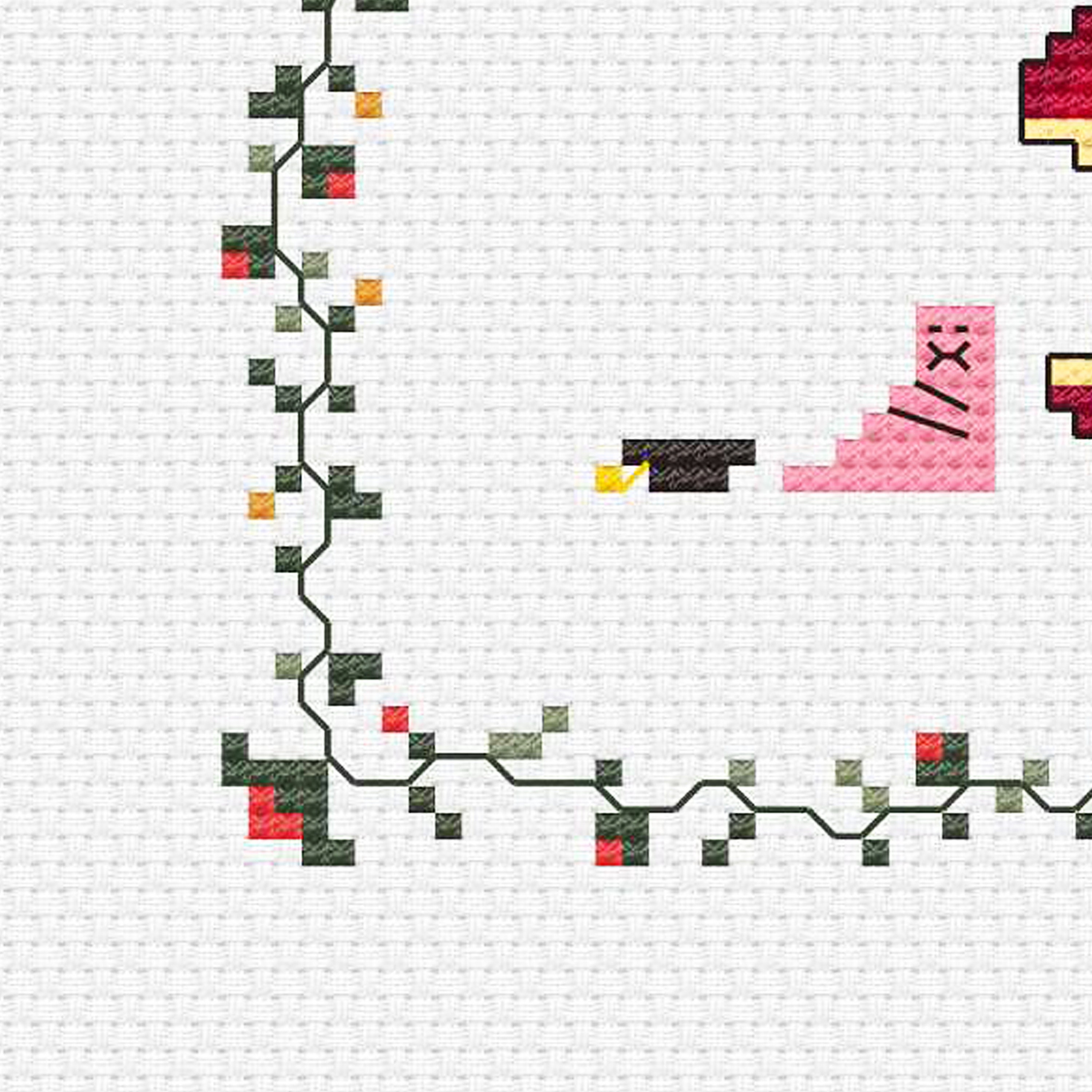 Apple Cross Stitch Digital Pattern PDF Instant Download Let's Eat the ...