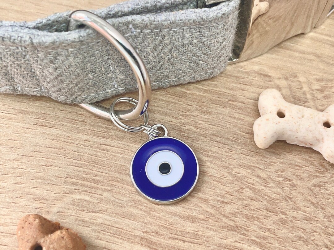 Evil Eye Collar Charm | Protection Evil Eye Tag Accessories | Nazar ...