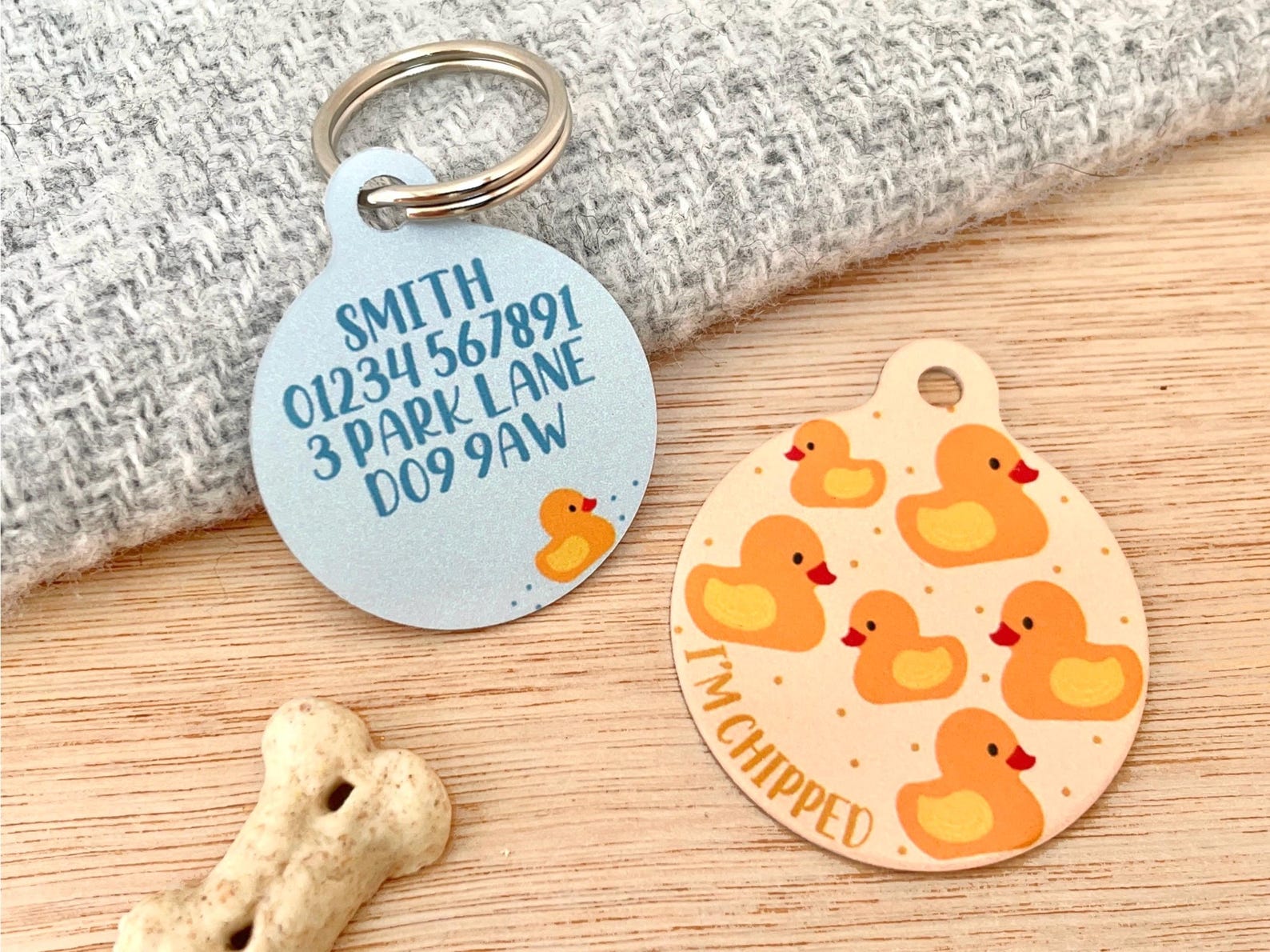 Rubber Duck Pet ID Tag | Duck Tag for Dogs | Yellow Ducky Cat ID Tags ...