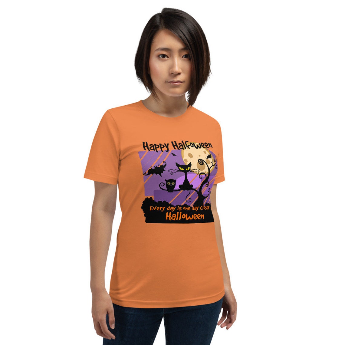 Happy Halfoween Shirt, Gifts for Halloween Lovers, Half-o-ween Tshirt ...