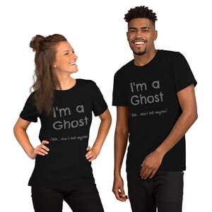 I'm A Ghost Shirt Funny Halloween T-shirt Cute Goth - Etsy