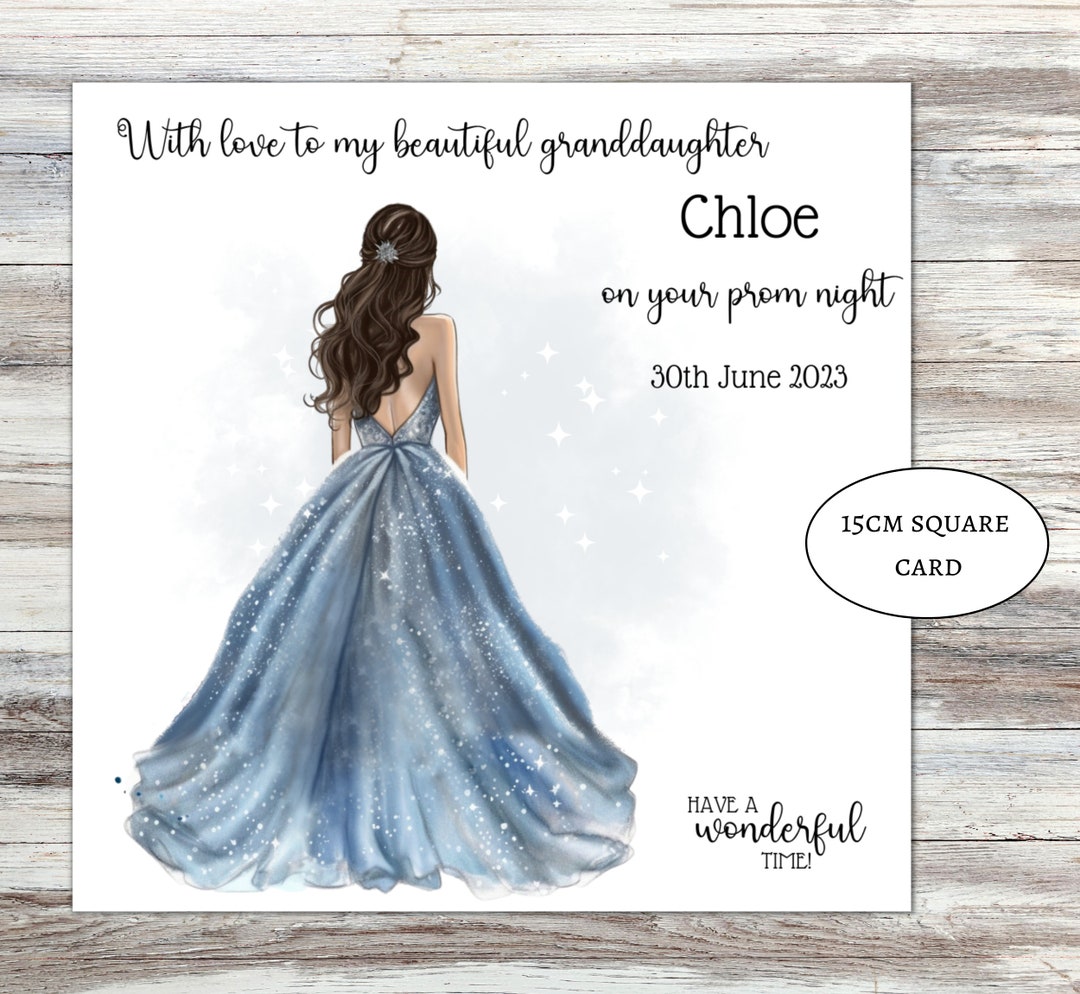 Prom Night Card for Granddaughter, Daughter, Niece, Great Granddaughter ...