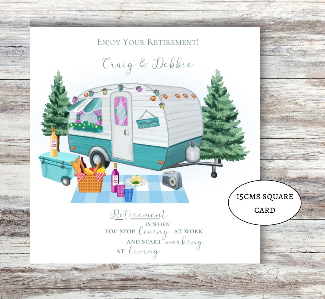 Personalised Retirement Card-congratulations on Your Retirement-good ...