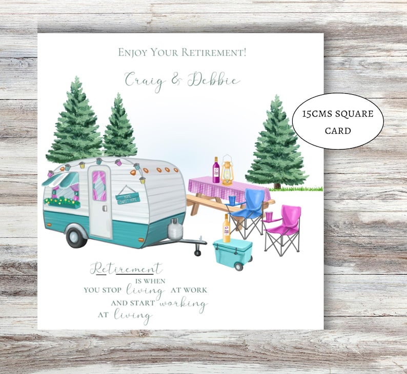 Personalised Retirement Card-congratulations on Your Retirement-good ...