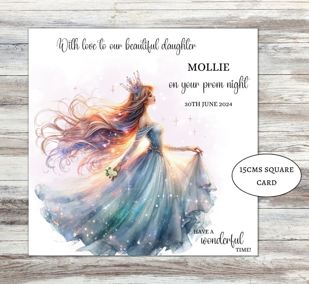 Prom Night Card for Granddaughter, for Niece, Goddaughter, Great ...