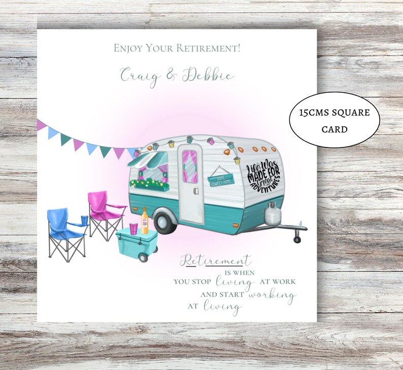 Personalised Retirement Card-congratulations on Your Retirement-good ...