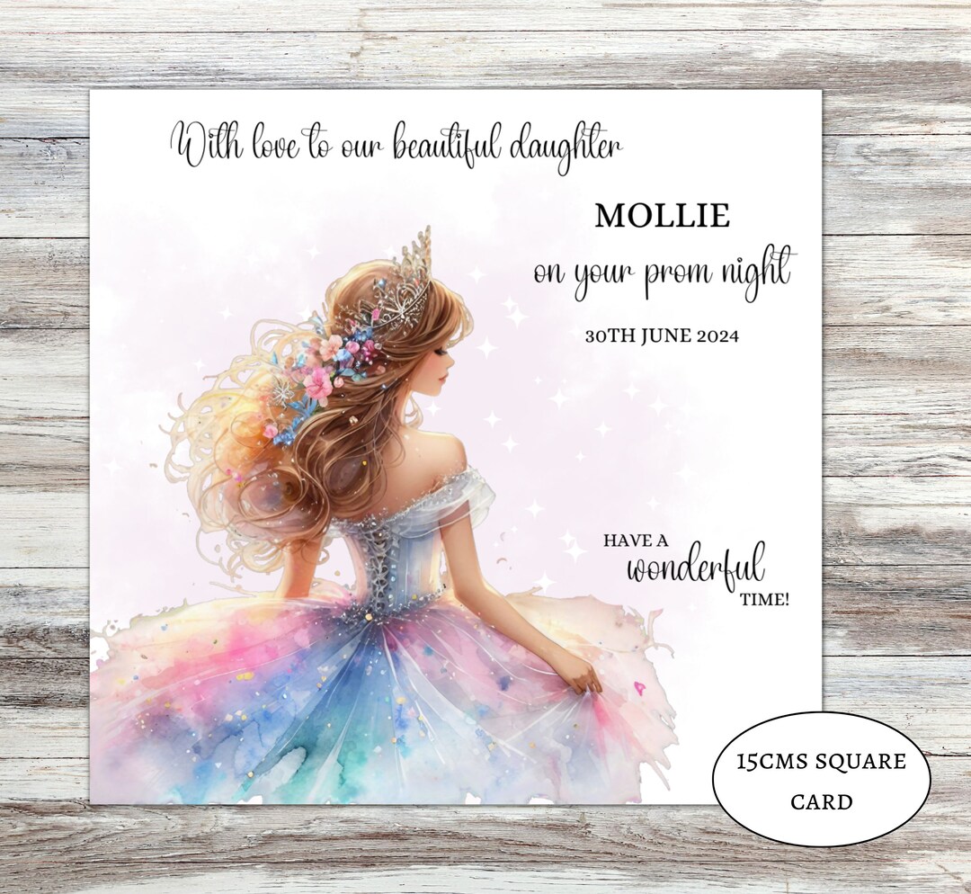 Prom Night Card for Granddaughter, for Niece, Goddaughter, Great ...
