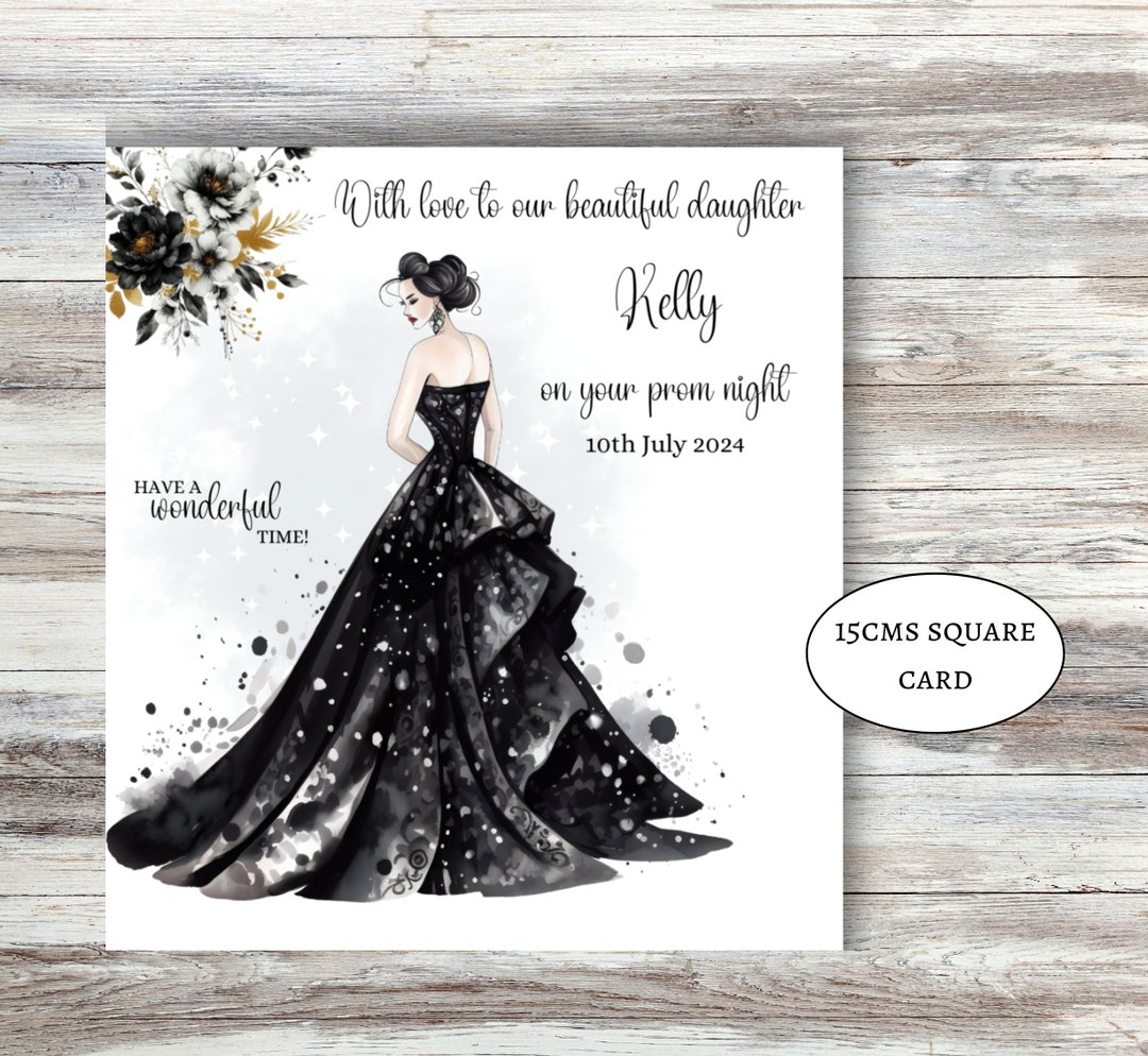 Prom Night Card for Granddaughter, Daughter, Niece, Great Granddaughter ...