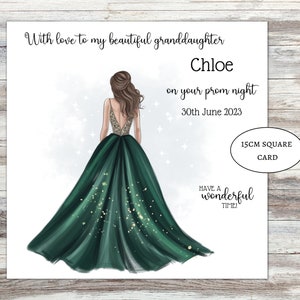 Prom Night Card for Granddaughter, Daughter, Niece, Great Granddaughter ...