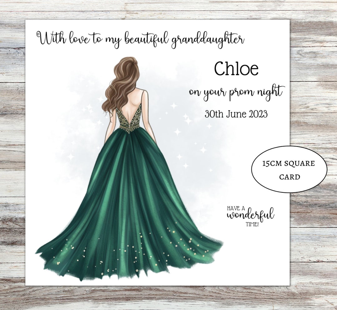 Prom Night Card for Granddaughter, Daughter, Niece, Great Granddaughter ...
