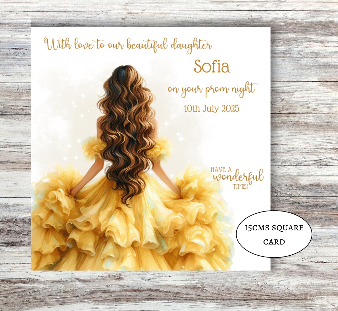 Prom Night Card for Granddaughter, for Niece, Goddaughter, Great ...