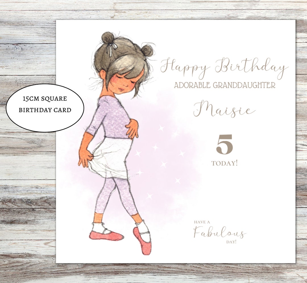 Ballet Dancer Birthday Card or Gift Wallet Money Wallet Ballerina ...