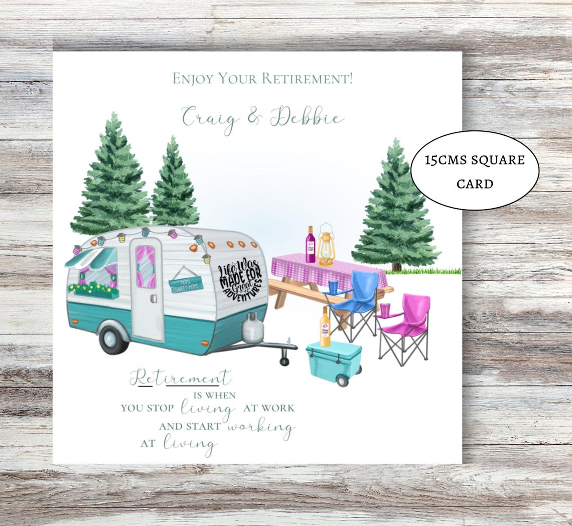 Personalised Retirement Card-congratulations on Your Retirement-good ...