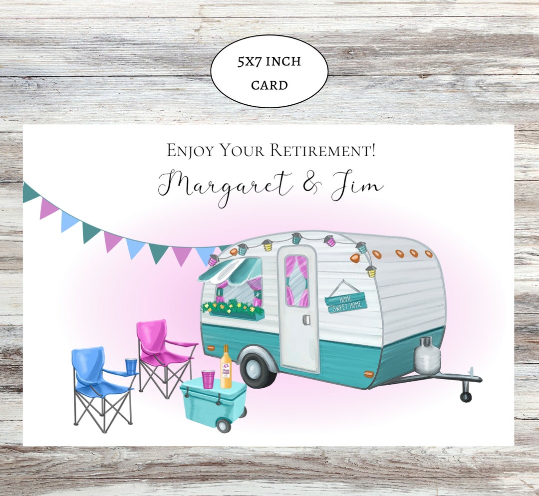 Personalised Retirement Card-congratulations on Your Retirement-good ...