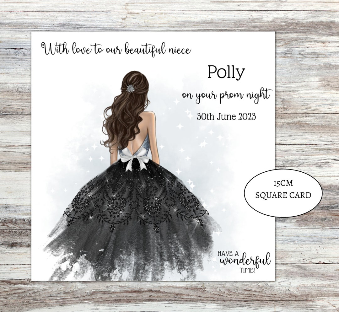 Prom Night Card for Granddaughter, Daughter, Niece, Great Granddaughter ...
