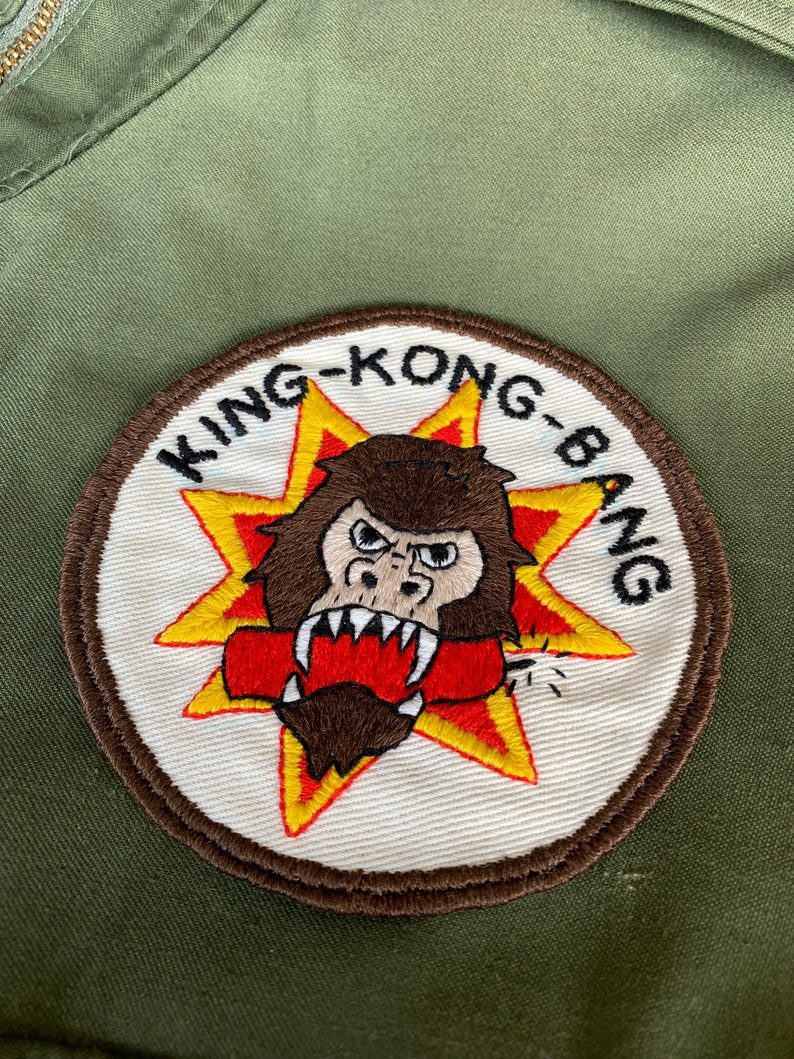 King-kong-bang Hand Embroidered Patch - Etsy