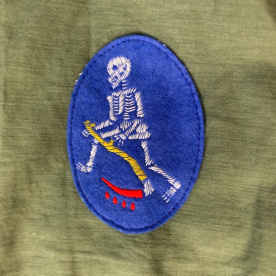 Hand Embroidered Grim Reaper Patch - Etsy