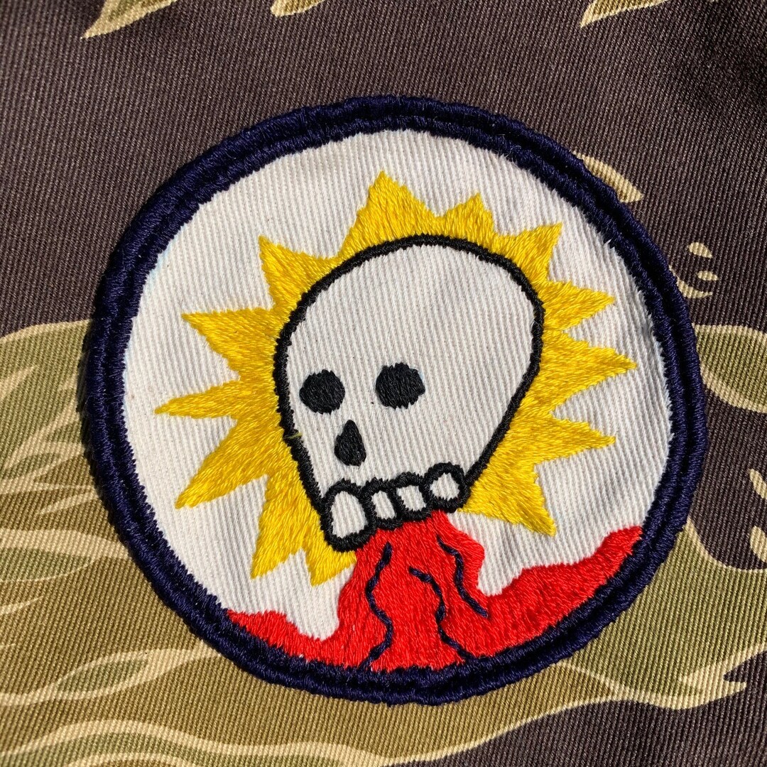 Vomiting Skull Patch - Etsy