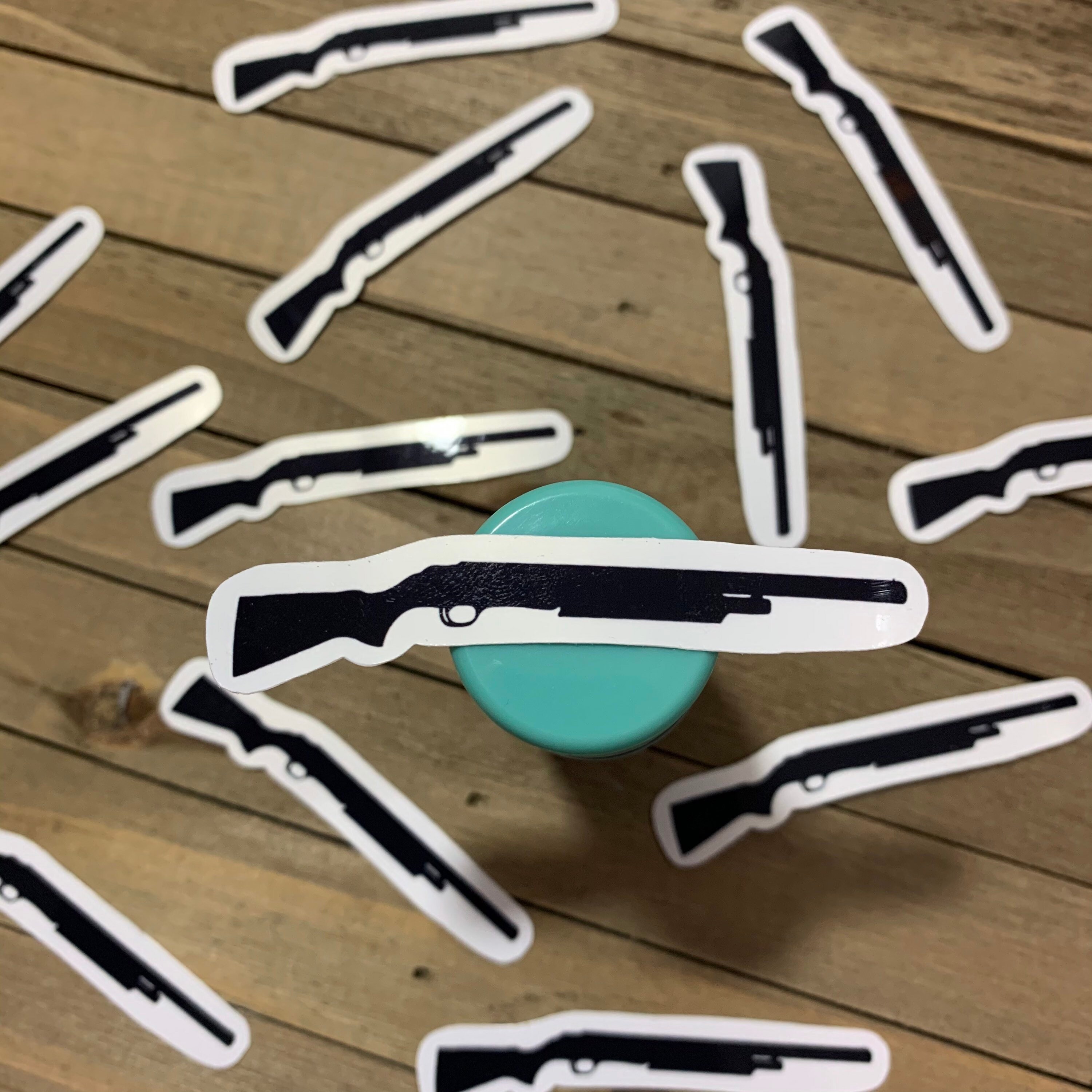 Stickers, Labels & Tags Shotgun Hunting Silhouette Waterproof Sticker ...