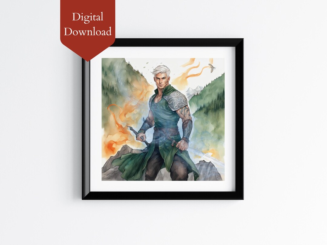 Rowan Whitethorn Art Print - Throne of Glass Fanart (digital Download ...